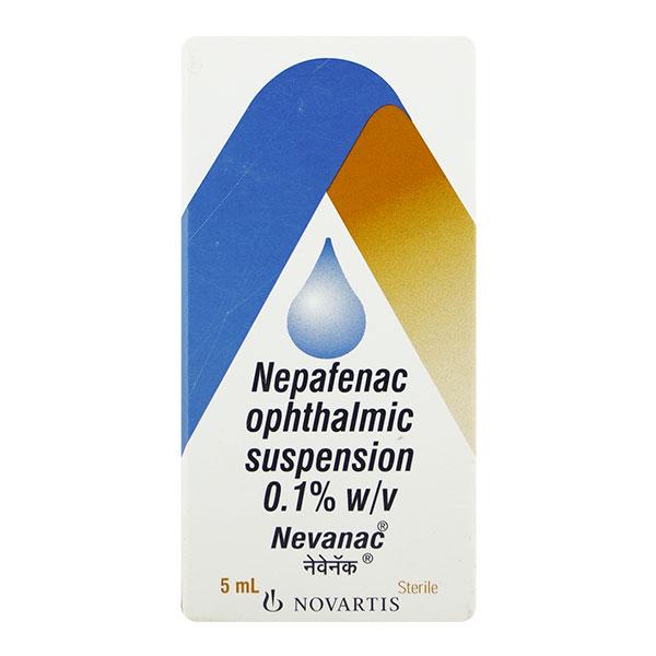 Buy NEVANAC Ophthalmic Suspension 5ml Online at Upto 25% OFF | Netmeds