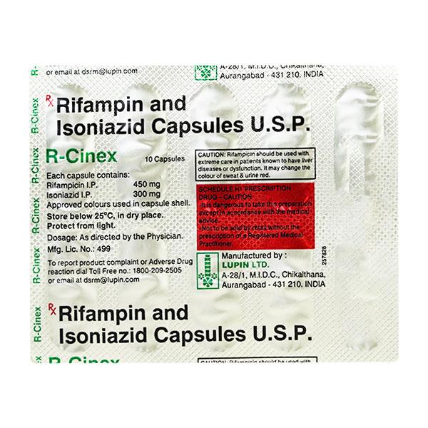 R CINEX 450MG CAPSULE 10'S - Price, Uses, Side Effects, and Substitutes ...