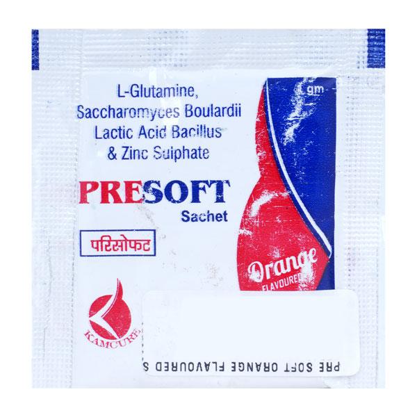 PRE SOFT ORANGE FLAVOURED Sachet 1gm Price, Uses, Side effects ...