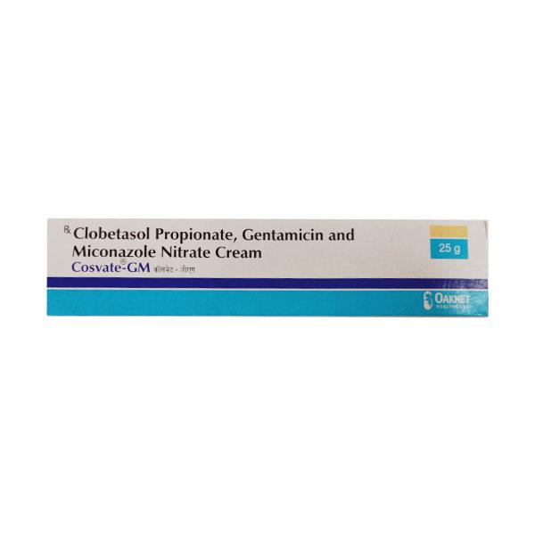 Cosvate GM Cream 25gm Price, Uses, Side effects, Substitutes | Netmeds