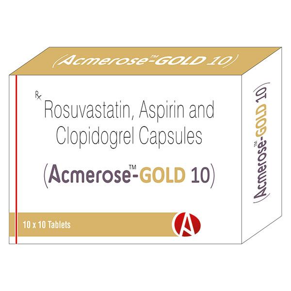 ACMEROSE GOLD 10 Capsule 10's Price, Uses, Side effects, Substitutes ...