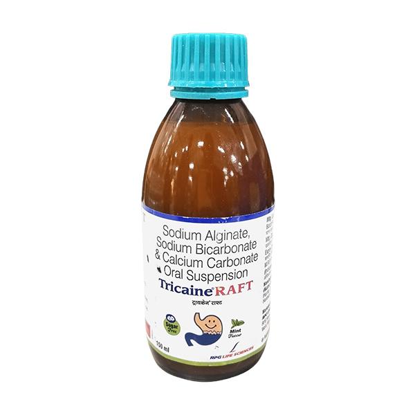 TRICAINE RAFT SUGAR FREE MINT FLAVOUR Oral Suspension 150ml
