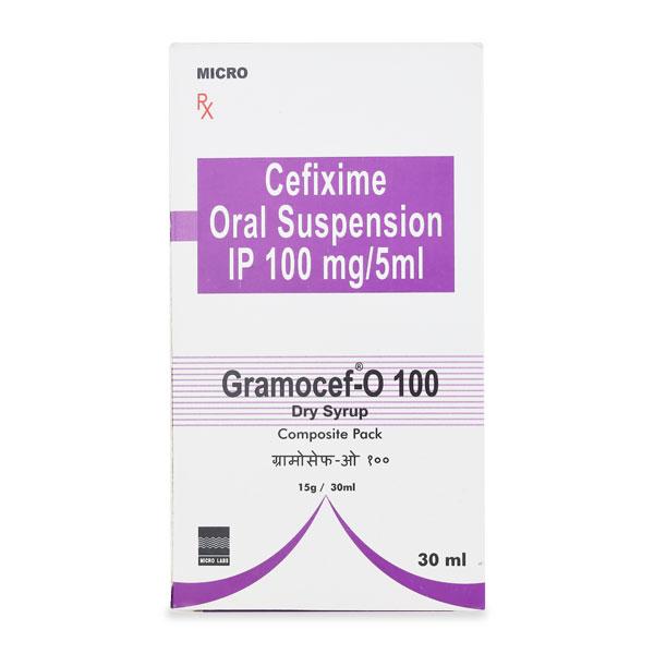Gramocef O 100mg Dry Syrup 30ml : Price, Uses, Side Effects | Netmeds