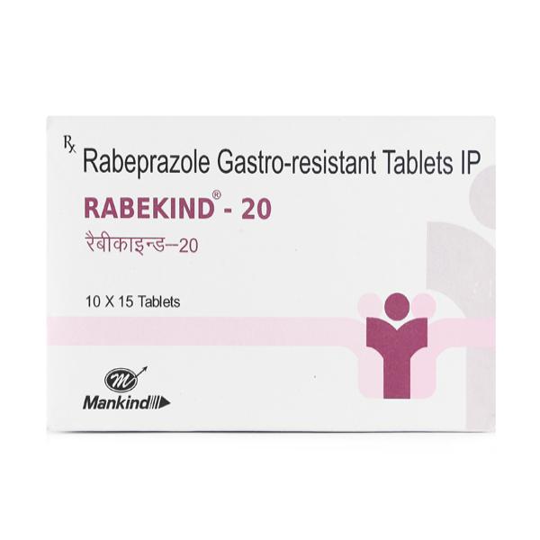 RABEKIND 20mg Tablet 15's Price, Uses, Side effects, Substitutes | Netmeds