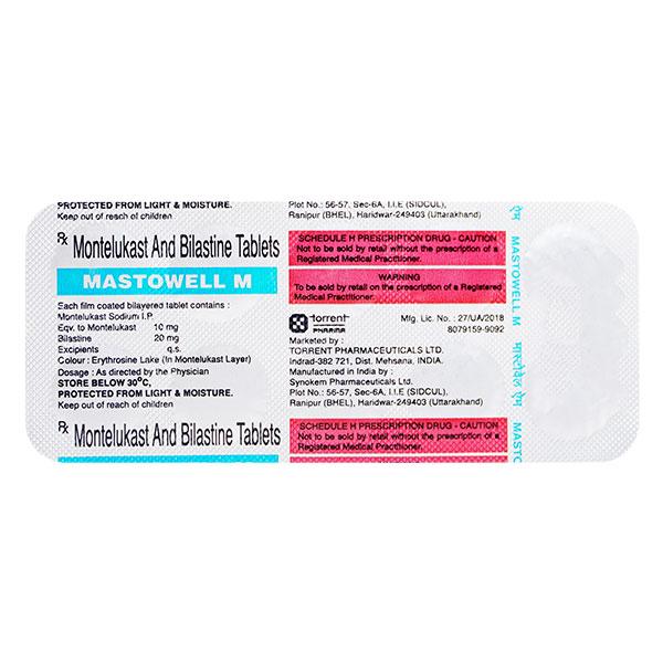 Buy MASTOWELL M Tablet 10's Online at Upto 25% OFF | Netmeds