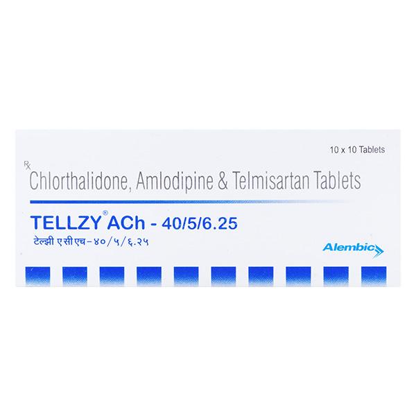 TELLZY ACH 40/5/6.25 Tablet 10's : Price, Uses, Side Effects | Netmeds
