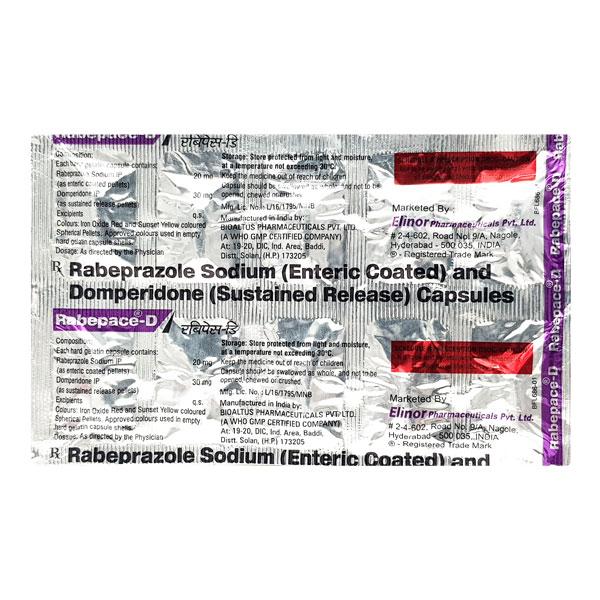 RABEPACE D Capsule 10's Price, Uses, Side effects, Substitutes | Netmeds