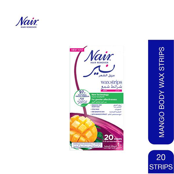 Buy Nair Body Wax Strips - Mango 20's Online at Best Price - Hair ...