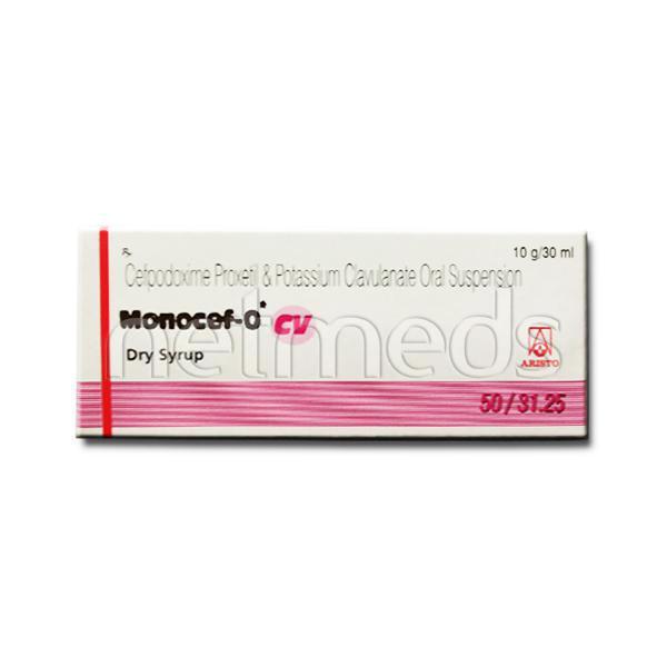 Monocef O CV 50mg Dry Syrup 30ml : Price, Uses, Side Effects | Netmeds