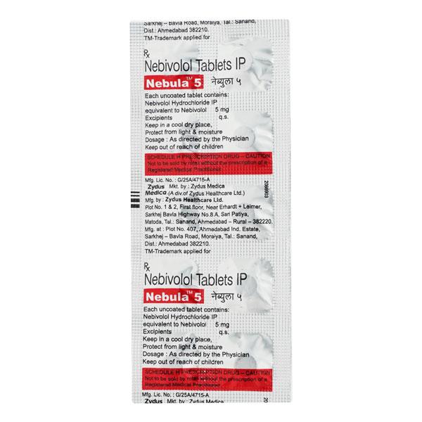 Nebula 5mg Tablet 10'S : Price, Uses, Side Effects | Netmeds