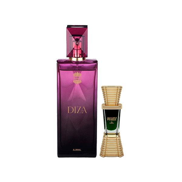Buy Ajmal Diza EDP Fruity Floral Perfume And Jannatul Firdaus ...