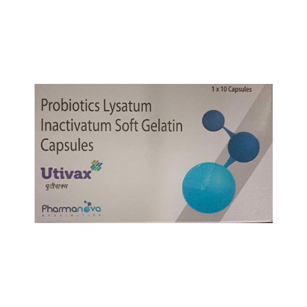 UTIVAX Capsule 10's Price, Uses, Side effects, Substitutes | Netmeds