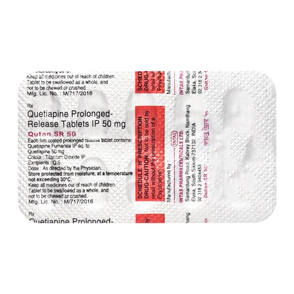Buy Qutan SR 50mg Tablet 10'S Online at Upto 25% OFF | Netmeds