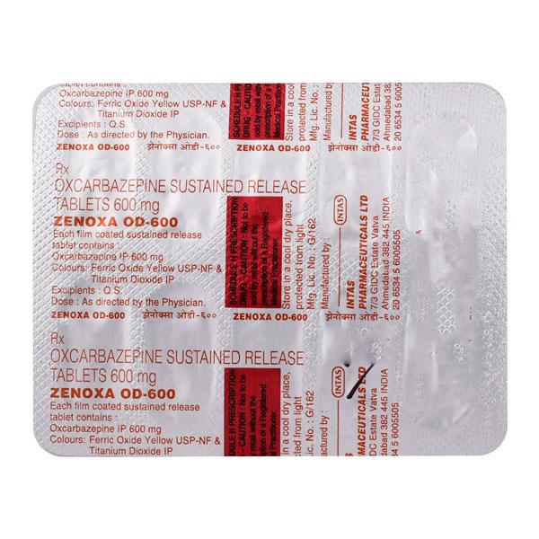 Buy Zenoxa OD 600mg Tablet 10'S Online at Upto 25% OFF | Netmeds