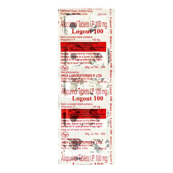 LOGOUT 100MG TABLET 10'S Price, Uses, Side effects, Substitutes | Netmeds