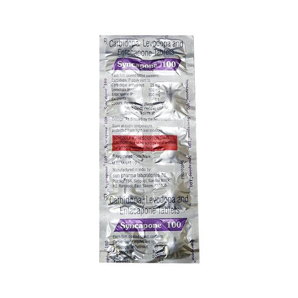 Syncapone 100mg Tablet 10'S Price, Uses, Side effects, Substitutes ...