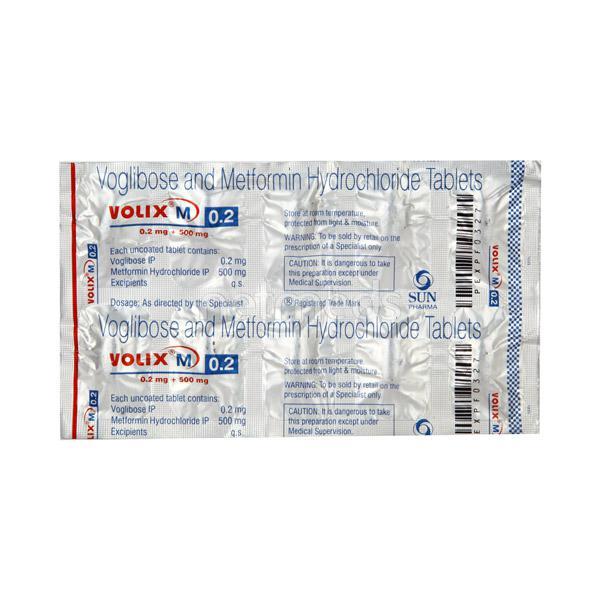 Volix M 0.2mg Tablet 10'S : Price, Uses, Side Effects | Netmeds