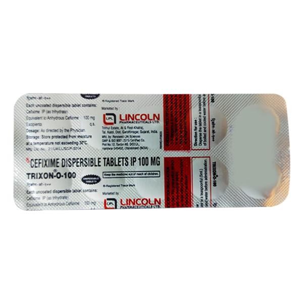 Trixon O 100mg Tablet 10'S : Price, Uses, Side Effects | Netmeds