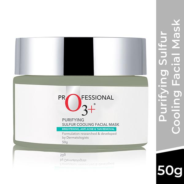 Buy Professional O3+ Dermal Zone Purifying Sulfur Cooling Facial Mask ...