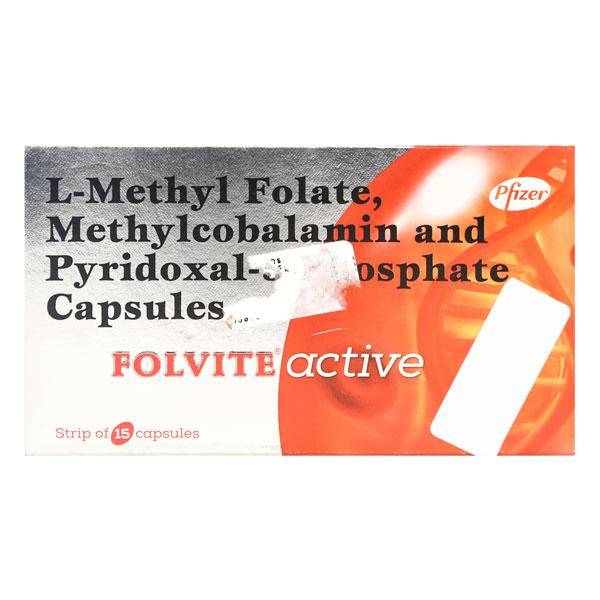 Buy Folvite Active Capsule 15'S Online at Upto 25% OFF | Netmeds