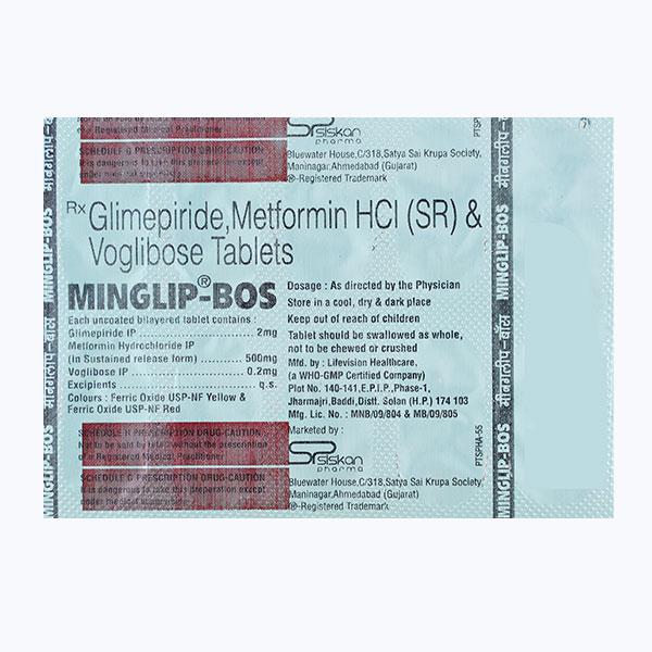 MINGLIP BOS Tablet 10's : Price, Uses, Side Effects | Netmeds