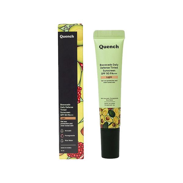 Buy Quench Botanics Bravocado Daily Defense Tinted Sunscreen SPF 50 PA ...