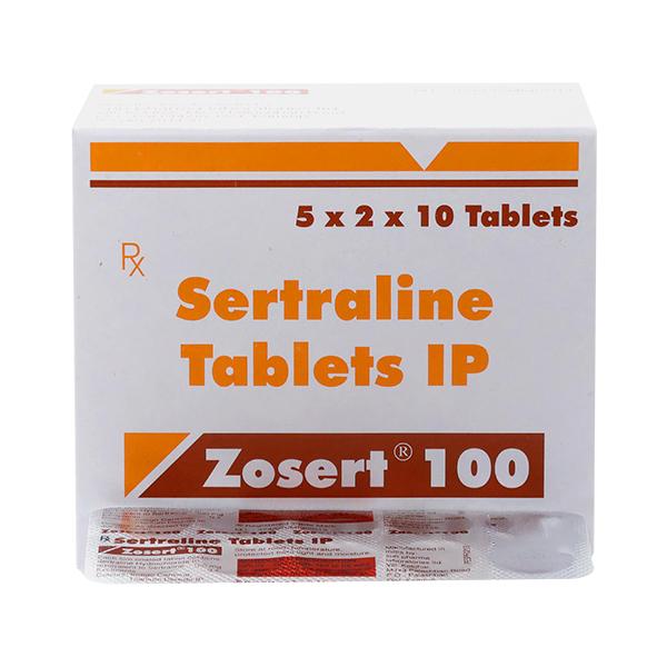 Zosert 100mg Tablet 10'S : Price, Uses, Side Effects | Netmeds