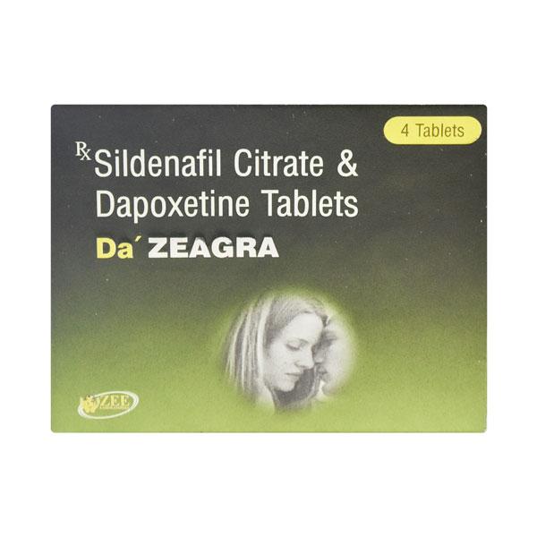DA ZEAGRA Tablet 4's Price, Uses, Side effects, Substitutes | Netmeds