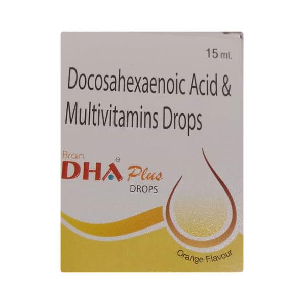 BRAIN DHA PLUS ORANGE FLAVOUR Drops 15ml Price, Uses, Side effects ...