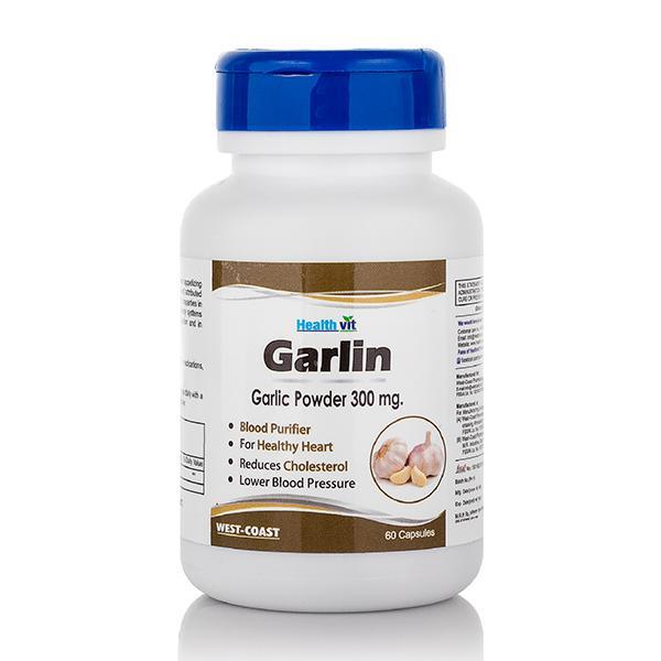 HealthVit Garlin 300 mg Capsule 60's online at best price-General Health