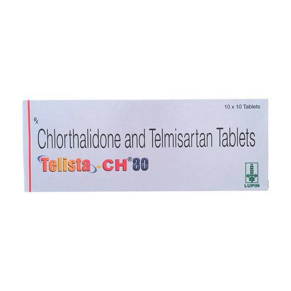 Telista CH 80mg Tablet 10'S Price, Uses, Side effects, Substitutes ...
