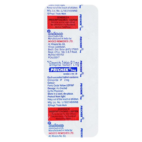 Prichek 2mg Tablet 10'S