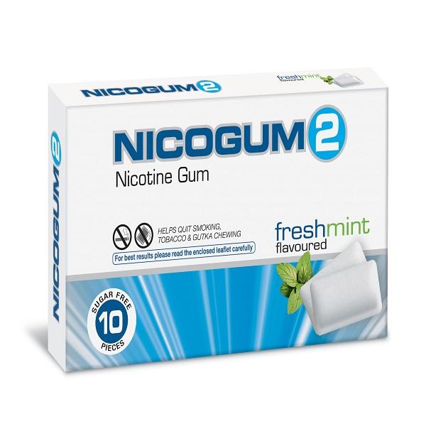 Nicogum Freshmint Sugar Free 2mg Tablet 10's Price, Uses, Side effects ...