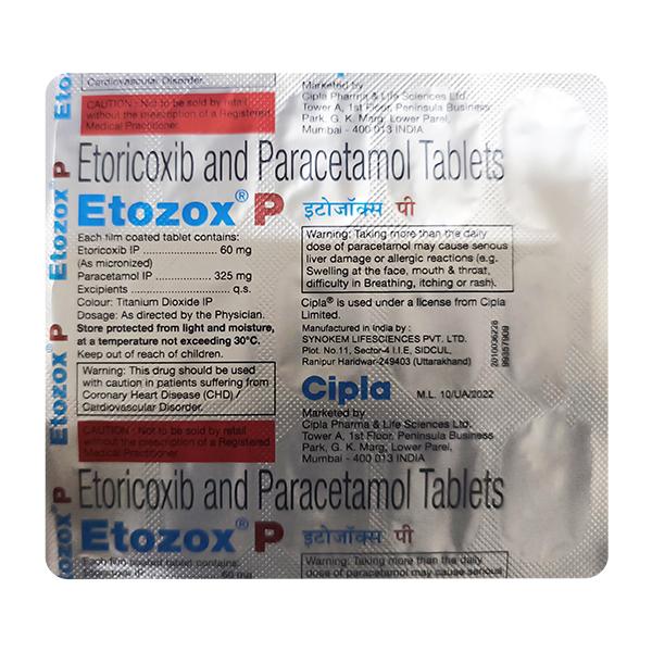 ETOZOX P Tablet 15's