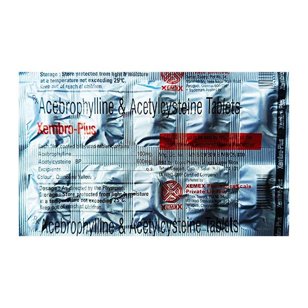 XEMBRO PLUS Tablet 10's Price, Uses, Side effects, Substitutes | Netmeds