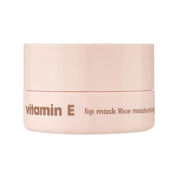 The Face Shop Vitamin E Korean Soothing Rice Lip Mask with Shea Butter ...