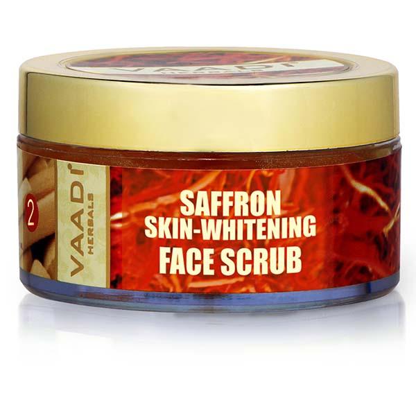 Buy Saffron Skin-Whitening Face Scrub - Walnut Scrub & Cinnamon Oil 50 gm Online at Best Price ...
