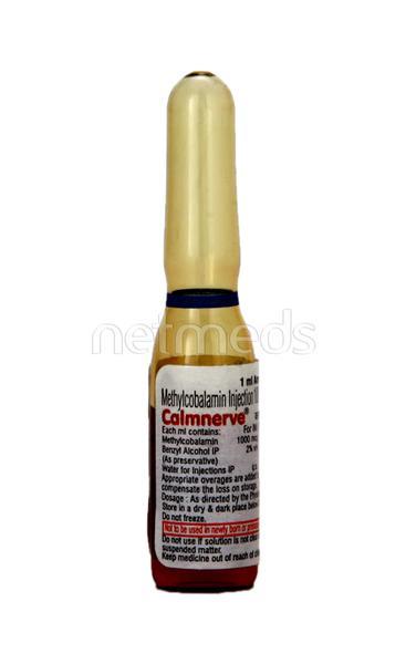 Buy Calmnerve Injection 1ml Online at Upto 25% OFF | Netmeds