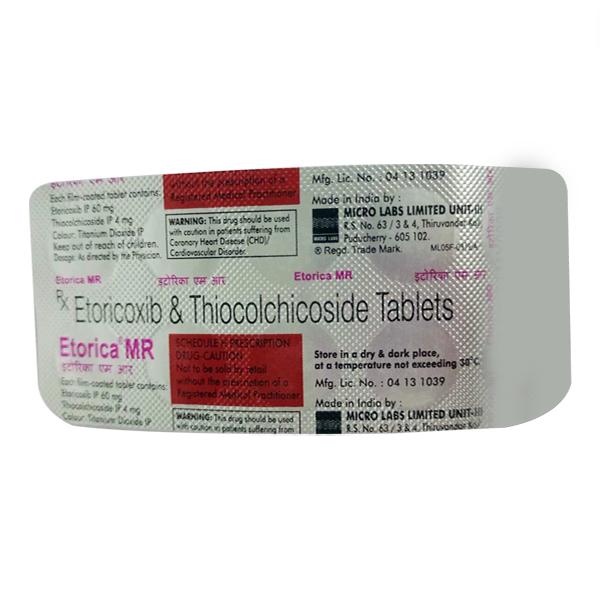 Buy Etorica MR 60/4mg Tablet 10'S Online at Upto 25% OFF | Netmeds
