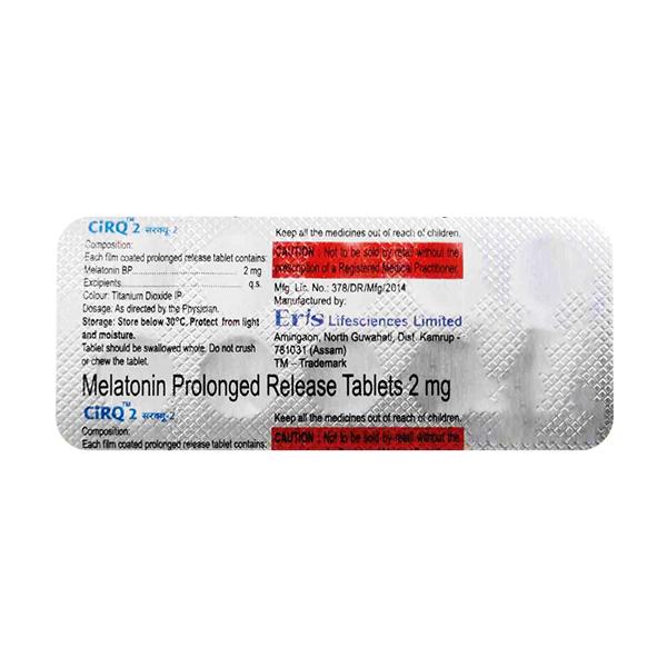 CIRQ 2mg Tablet 10's Price, Uses, Side effects, Substitutes | Netmeds