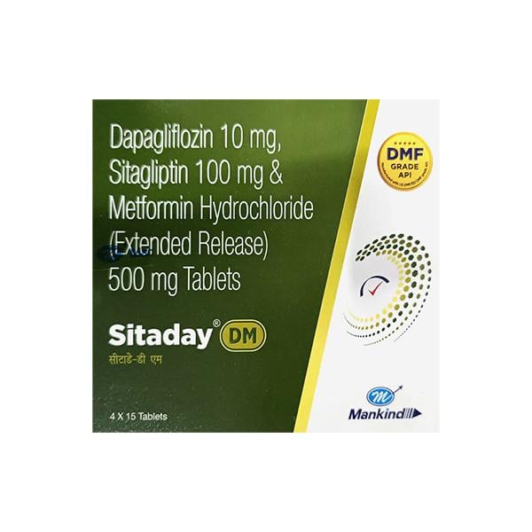 Buy SITADAY DM Tablet 15's Online at Upto 25% OFF | Netmeds