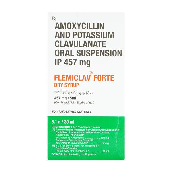 Flemiclav Forte Dry Syrup 30ml : Uses, Side Effects, Price | Netmeds