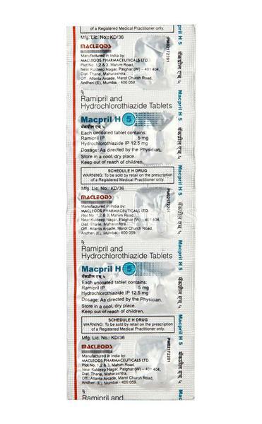 Macpril H 5mg Tablet 10'S : Price, Uses, Side Effects | Netmeds