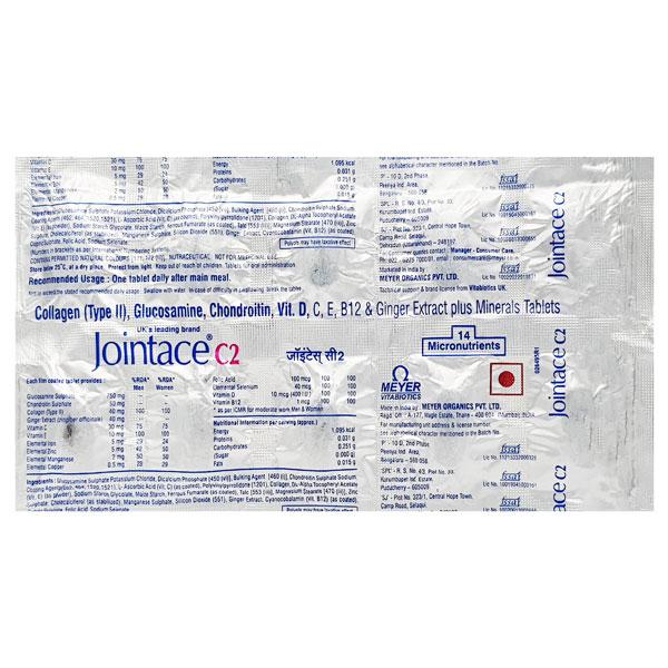 Jointace C2 Tablet 10'S - Price, Uses, Side Effects | Netmeds