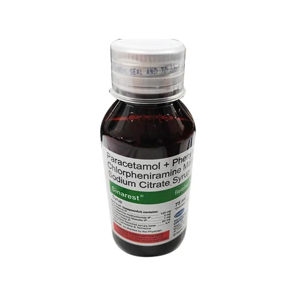 Sinarest Syrup 75ml: Uses, Side Effects, Precautions | Netmeds