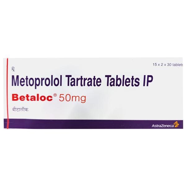 Betaloc 50mg Tablet 30'S : Price, Uses, Side Effects | Netmeds