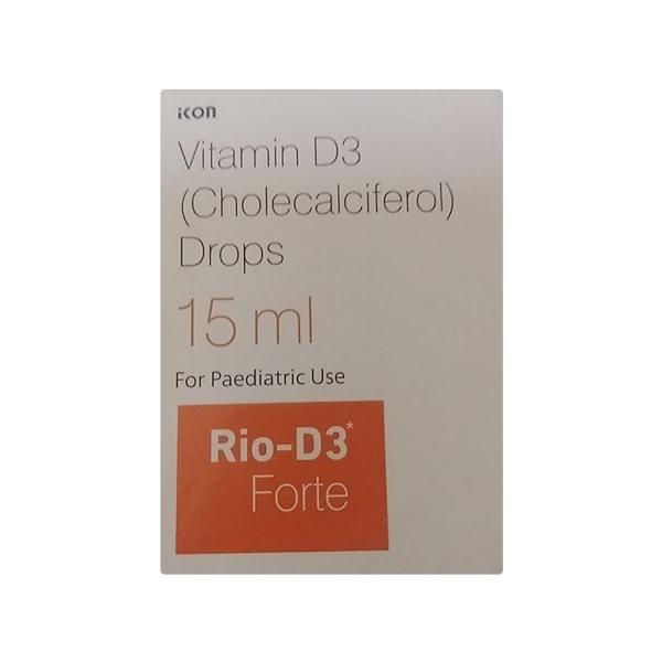 Buy RIO D3 FORTE Drops 15ml Online at Upto 25% OFF | Netmeds