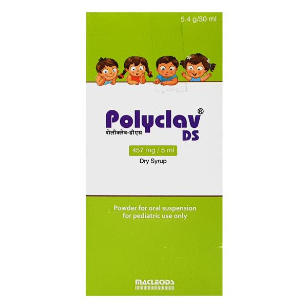 Buy Polyclav DS Dry Syrup 30ml Online at Upto 25% OFF | Netmeds