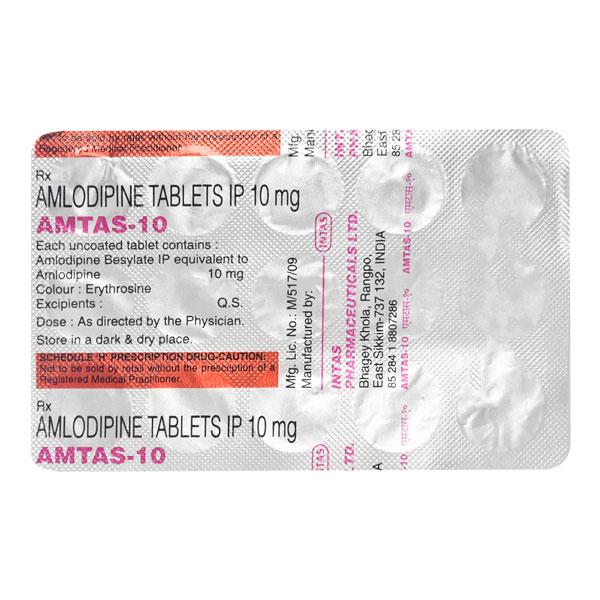 Amtas 10mg Tablet 15'S Price, Uses, Side effects, Substitutes | Netmeds
