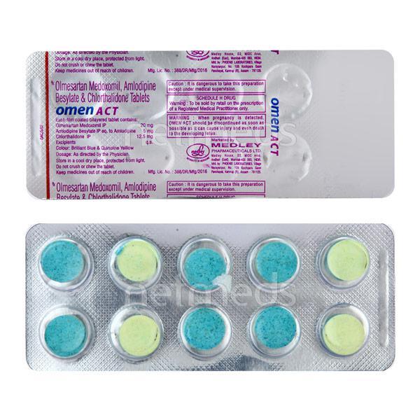 Omen Act 20mg Tablet 10'S : Price, Uses, Side Effects | Netmeds